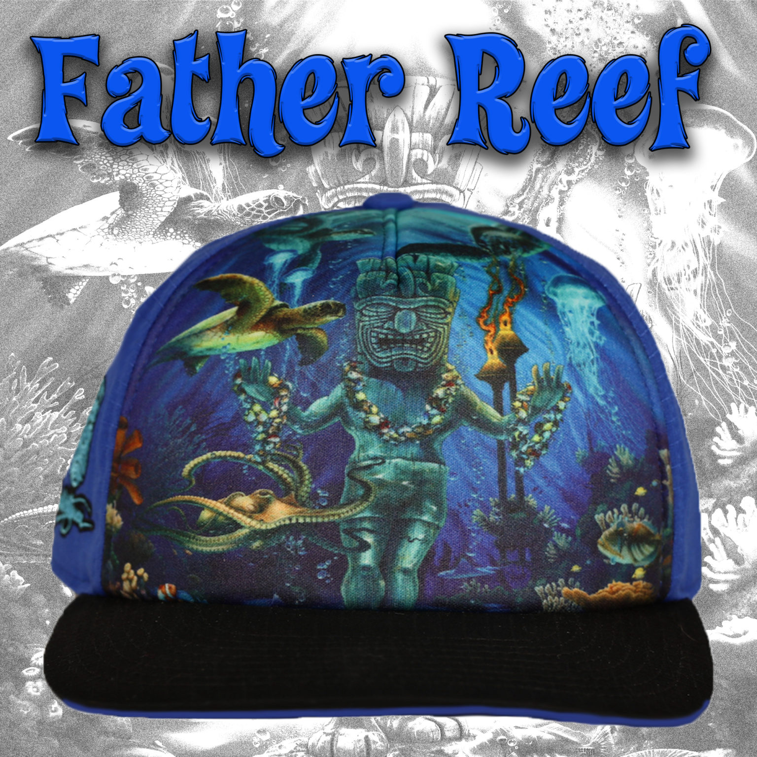 Father Reef adjustable cap - Dennis Mathewson Art
