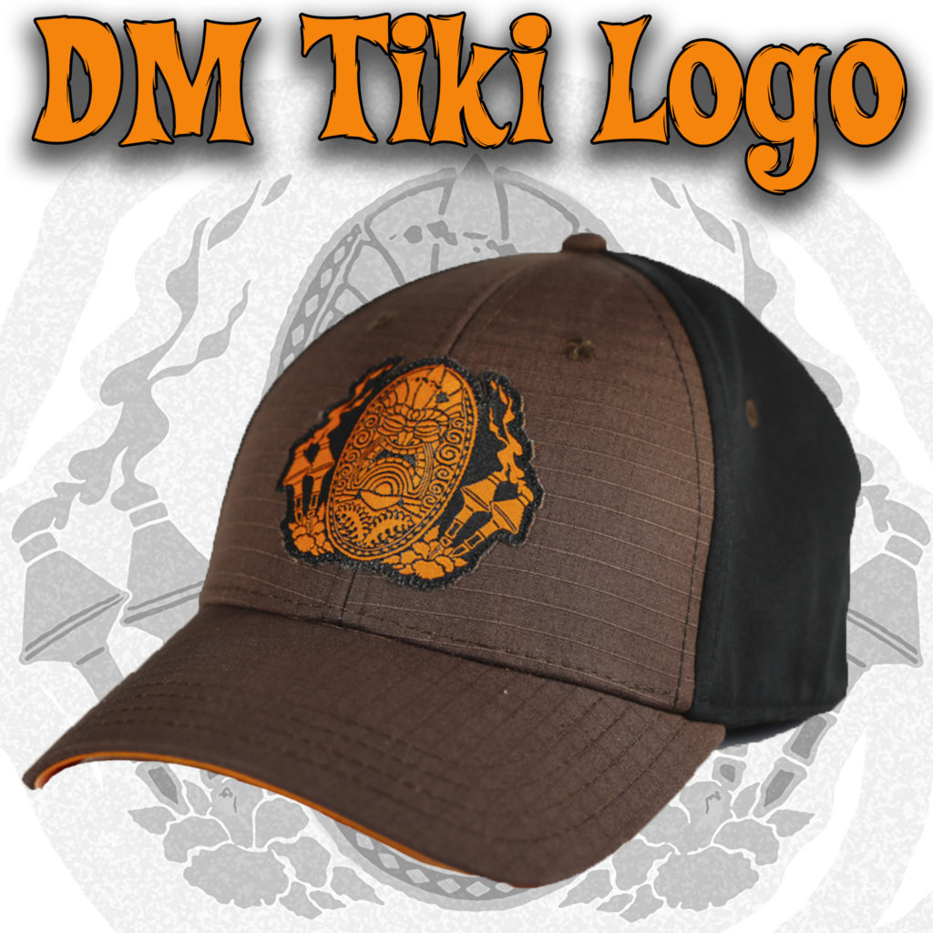 Tiki Logo stretch cap - Dennis Mathewson Art